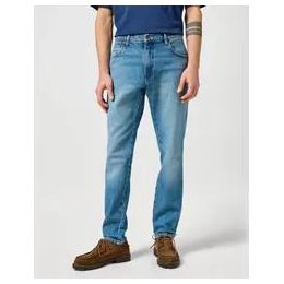 5-Pocket-Jeans Wrangler "River FREE TO STRETCH" Gr. 38, Länge 34, blau (chante) Herren Jeans Regular fit