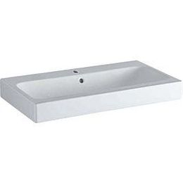 Geberit iCon Aufsatz Waschtisch 124575000 75x48,5cm, weiß, mit Hahnloch