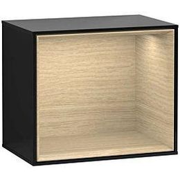 Villeroy & Boch Villeroy und Boch Finion Regalmodul G580PCPH 41,8x35,6x27cm, Emotion, Regal Oak Veneer, Glossy Black Lacquer