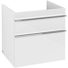 Villeroy & Boch Villeroy und Boch Venticello Waschtisch-Unterschrank A92401DH 60,3 x 59 x 50,2 cm, Griff Chrom, Glossy White