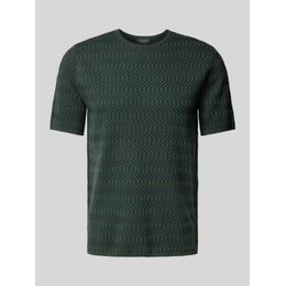 Emporio Armani T-Shirt mit gerippten Abschlüssen