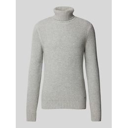 JOOP! Rollkragenpullover mit Label-Applikation Modell 'Bennor'