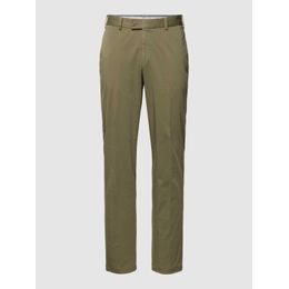 Hiltl Regular Fit Chino im unifarbenen Design Modell 'Tilo'