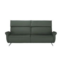 himolla Sofa 3-sitzig 4150 ¦ grün ¦ Maße (cm): B: 206 H: 95 T: 87