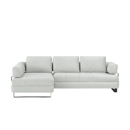 switch Ecksofa in Lederoptik Havana ¦ grau ¦ Maße (cm): B: 272 H: 89