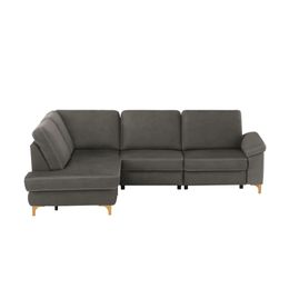 Max Schelling Ecksofa Maximum Plus ¦ grau ¦ Maße (cm): B: 257 H: 89