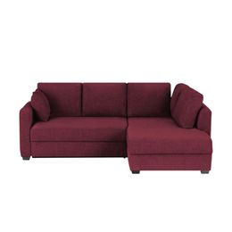 bobb Ecksofa Lisa de Luxe ¦ rot ¦ Maße (cm): B: 235 H: 90 T: 184