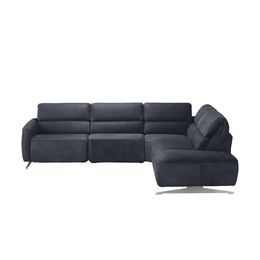 Musterring Ecksofa MR260 ¦ blau ¦ Maße (cm): B: 281 H: 82 T: 248