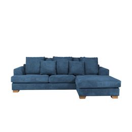 Soho Ecksofa Franka ¦ türkis/petrol ¦ Maße (cm): B: 268 H: 87 T: 161