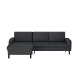 Höffner Ecksofa Coline Move ¦ schwarz ¦ Maße (cm): B: 258 H: 85 T: 185