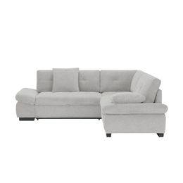 bobb Ecksofa Lindsay ¦ grau ¦ Maße (cm): B: 255 H: 91 T: 225