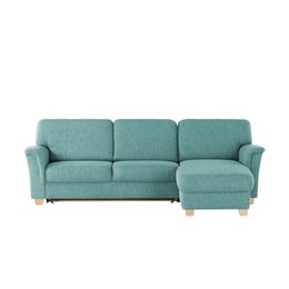 Smart Ecksofa Valencia ¦ türkis/petrol ¦ Maße (cm): B: 269 H: 90 T: