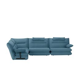 Smart Ecksofa Ellen ¦ türkis/petrol ¦ Maße (cm): B: 338 H: 89 T: 230