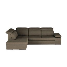 switch Ecksofa Avilla ¦ braun ¦ Maße (cm): B: 285 H: 86 T: 234