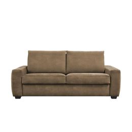 Höffner Schlafsofa Allegra ¦ braun ¦ Maße (cm): B: 207 H: 98 T: 87