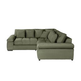 bobb Ecksofa Hella ¦ grün ¦ Maße (cm): B: 284 H: 96 T: 284