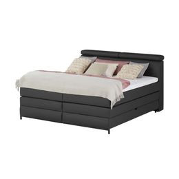 switch Boxspringbett Kay ¦ schwarz ¦ Maße (cm): B: 183 H: 116