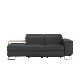 JOOP! Ledersofa 8151 ¦ schwarz ¦ Maße (cm): B: 211 H: 74 T: 111