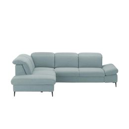 U.N.O uno Ecksofa Serra ¦ blau ¦ Maße (cm): B: 268 H: 81 T: 215