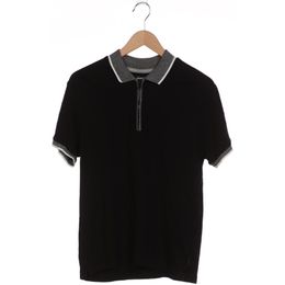 Kenneth Cole Herren Poloshirt, schwarz, Gr. 46