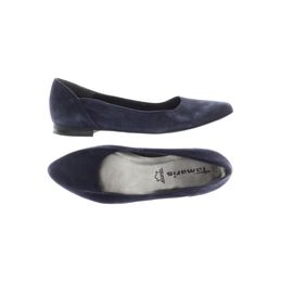 Tamaris Damen Ballerinas, marineblau, Gr. 37