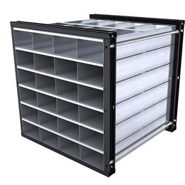 eurokraft pro Wabenregal, HxBxT 1000 x 1000 x 1000 mm, 24 Wannen, 4 x 6 Fächer