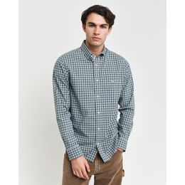 Gant Regular Fit Popeline Hemd mit kleinem Karomuster