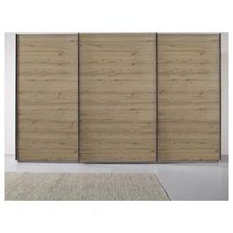 Schwebetürenschrank Rauch "Kleiderschrank Schrank Garderobe TOPSELLER OTELI inkl. Inneneinteilung" Schränke Gr. B/H/T: 360 cm x 229 cm x 62 cm, braun (eiche artisan) mit 3 Innenschubladen sowie zusätzlichen Einlegeböden MADE IN GERMANY