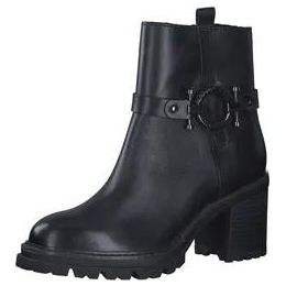 Stiefelette Marco Tozzi Gr. 40, schwarz Damen Schuhe Cowboyboots Cowboy-Stiefelette Stiefelette Blockabsatz, Westernstiefelette, Chunky Boots mit Zierriegel