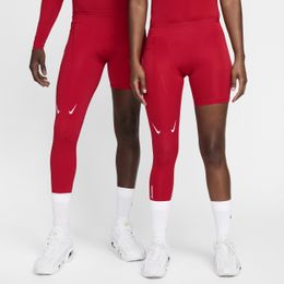 Nike NOCTA Single-Leg-Basketball-Tights für Herren (rechts) - Rot