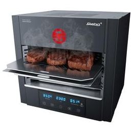 Tischgrill Steba "PS E2600 XL DEVIL’S HEAVEN", schwarz, B:38cm H:36,5cm T:37cm, Kontaktgrill_Standgrill_Tischgrill_Teppanyakigrill