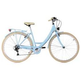 KS-Cycling Cityrad KS CYCLING "Toscana" Fahrräder Gr. 41cm, 26 Zoll (66,04cm), blau (blau + blau) für Damen, Kettenschaltung