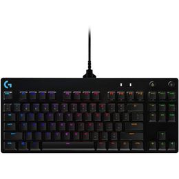 Logitech Tastatur QWERTZ Deutsch mit Hintergrundbeleuchtung G PRO