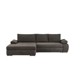 Smart Ecksofa Ibby ¦ braun ¦ Maße (cm): B: 294 H: 73 T: 173