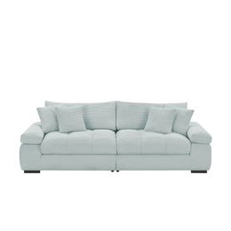 bobb Big Sofa Hella ¦ blau ¦ Maße (cm): B: 262 H: 96 T: 140