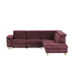 Mein Sofa bold Ecksofa Beata ¦ rot ¦ Maße (cm): B: 270 H: 80 T: 233