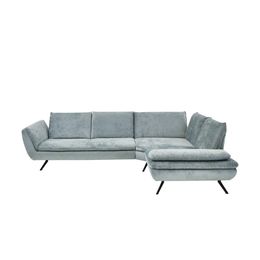 Höffner Ecksofa Luca ¦ türkis/petrol ¦ Maße (cm): B: 314 H: 88 T: 244