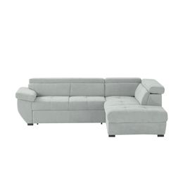 U.N.O uno Ecksofa Formula ¦ grau ¦ Maße (cm): B: 262 H: 79 T: 224