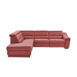 meinSofa Ecksofa Ivonne ¦ rot ¦ Maße (cm): B: 294 H: 84 T: 245