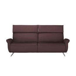 himolla Sofa 3-sitzig 4150 ¦ rot ¦ Maße (cm): B: 206 H: 95 T: 87