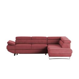 switch Ecksofa aus Mikrofaser Gio ¦ rot ¦ Maße (cm): B: 200 H: 74 T: