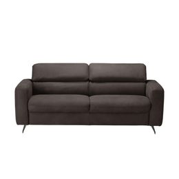 Hukla Ledersofa Carisma ¦ braun ¦ Maße (cm): B: 190 H: 82 T: 96