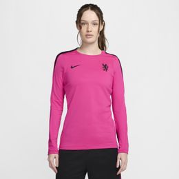 FC Chelsea Strike Third Nike Dri-FIT-Fußball-Strickoberteil mit Rundhalsausschnitt (Damen) - Pink