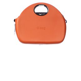 O bag Damen Handtasche, orange, Gr.