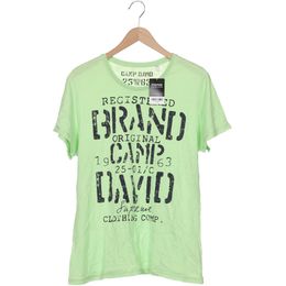 CAMP DAVID Herren T-Shirt, hellgrün, Gr. 52