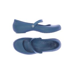 Crocs Damen Ballerinas, blau, Gr. 4