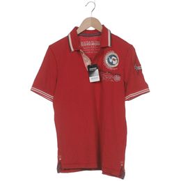 Napapijri Herren Poloshirt, rot, Gr. 46