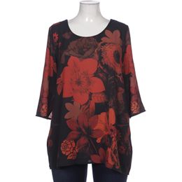 Ulla Popken Damen Bluse, schwarz, Gr. 46