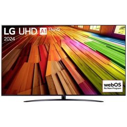 LG Electronics 86UT81006LA LCD-TV 218 cm 86 Zoll EEK F (A - G) CI+, DVB-S2, DVB-T2, DVB-C, WLAN, UHD, Smart TV Schwarz