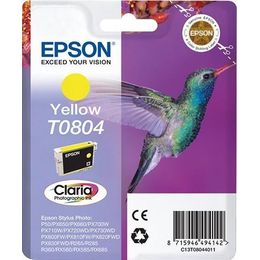 Original Epson C13T08044011 / T0804 Druckerpatrone Gelb